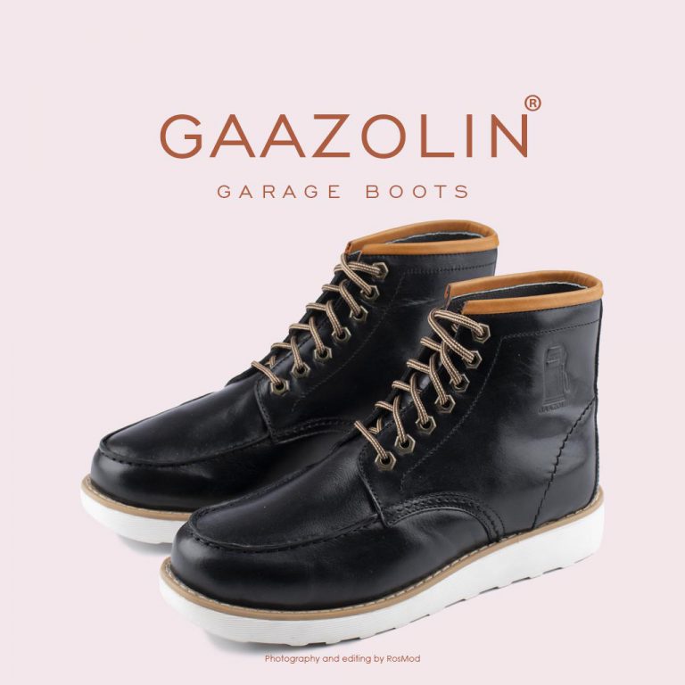 بوت گاراژ گازولین خاکی - GAAZOLIN Garage Boots Wild Mushrooms - رزمد
